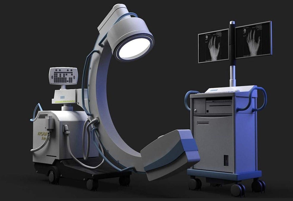 How to avoid injury when moving and using a C-arm camera for ...