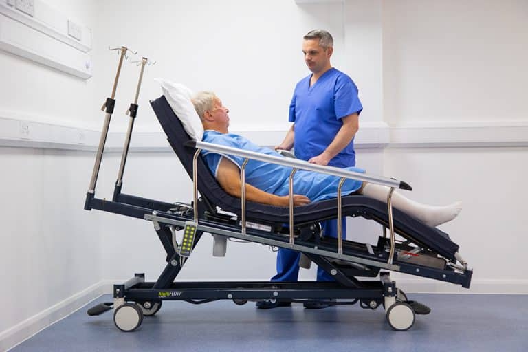 MultiFlow Low Height Hospital Patient Stretcher - Felgains