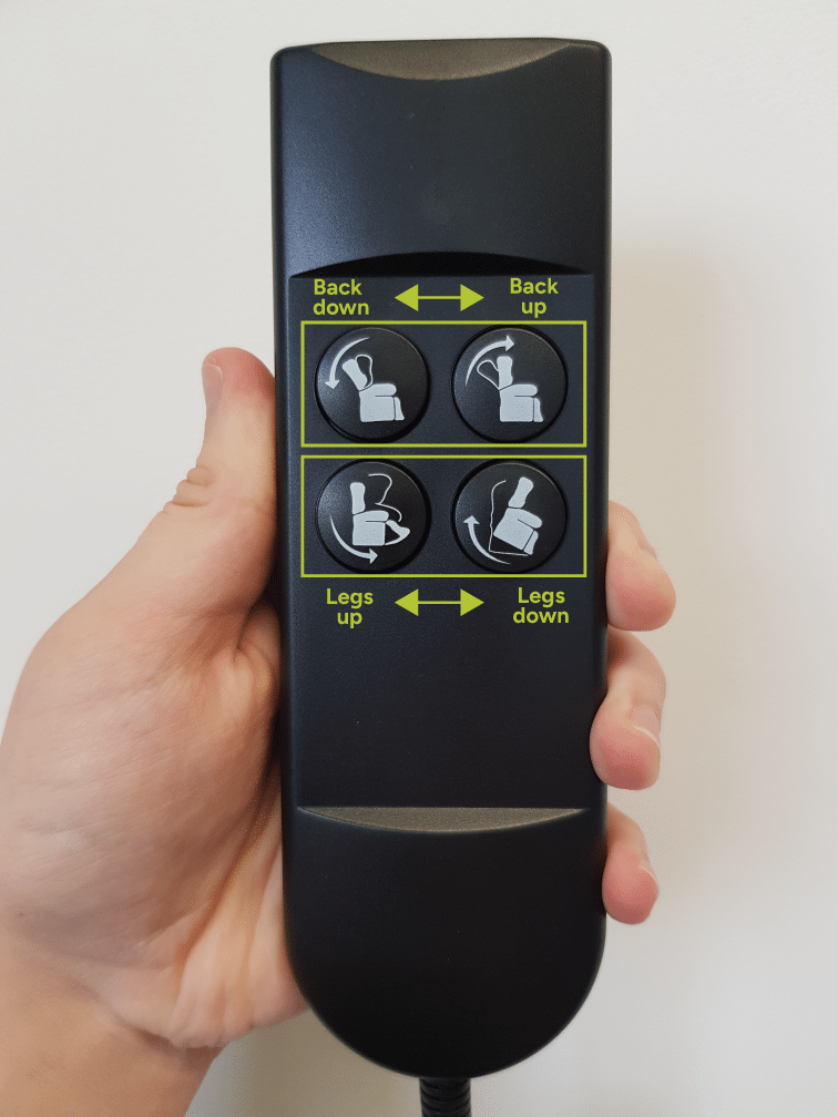 How do dual motor riser recliner chair controls work? - Felgains