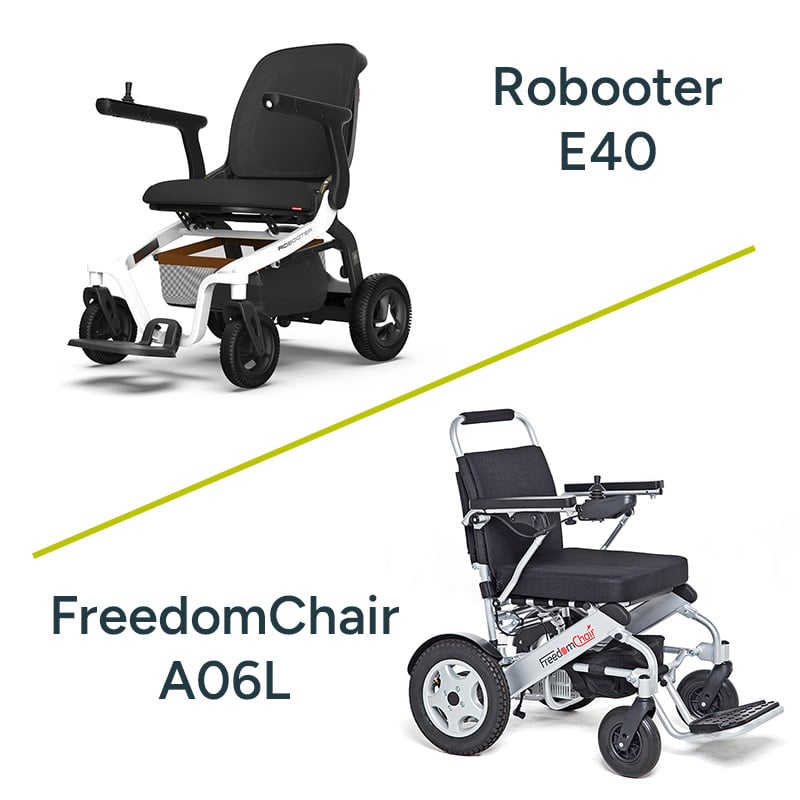 Robooter E40 vs FreedomChair A06L Powerchair: Models Compared - Felgains