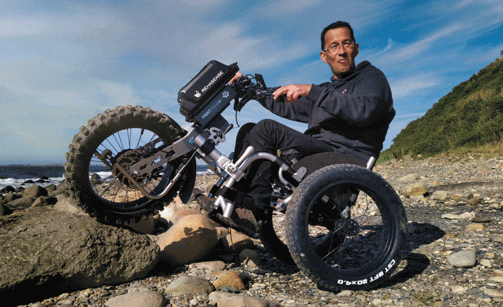 Rehasense PAWS Tourer Wheelchair Handbike - Felgains