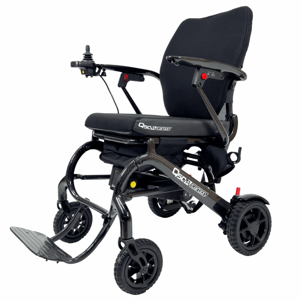 Quickie Q50R Carbon Folding Powerchair - Felgains