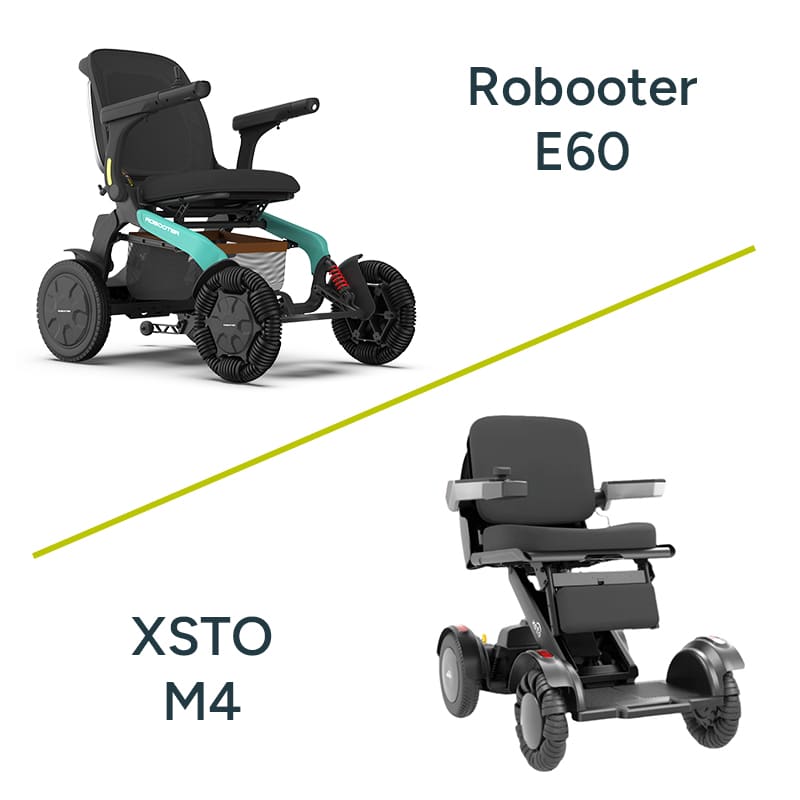 Robooter E60 Pro vs XSTO M4 Powerchair: Models Compared - Felgains