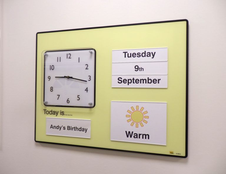 Personal Orientation Display Board - Dementia Care - Felgains